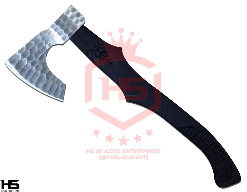 Hand Forged Functional Viking Axe in $59 with Sheath & Wooden Box – HS ...