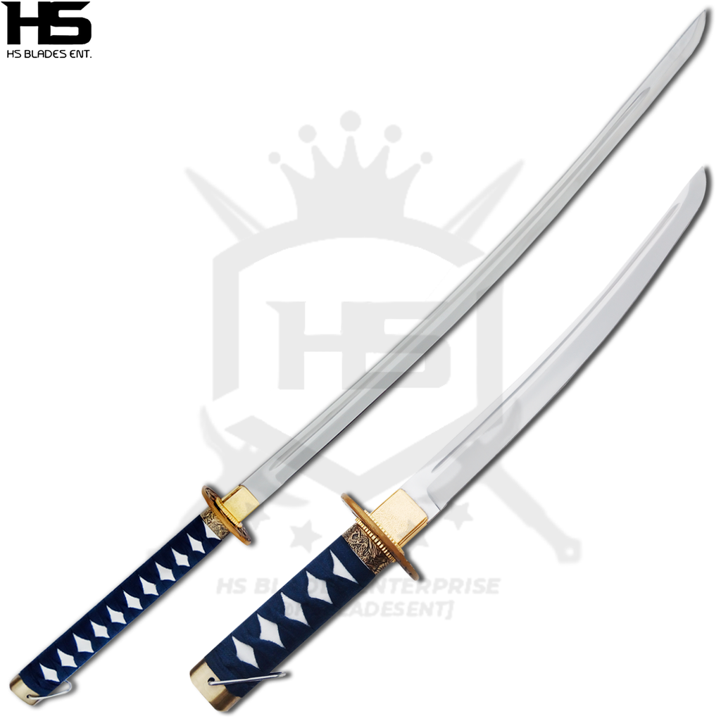 Full Tang Island Keeper Katana & Tanto Sword of Jin Sakai-Ghost of ...