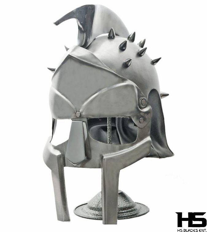 Polish Gladius Helmet: Wearable Roman Gladiator Helmet with Stand – HS ...