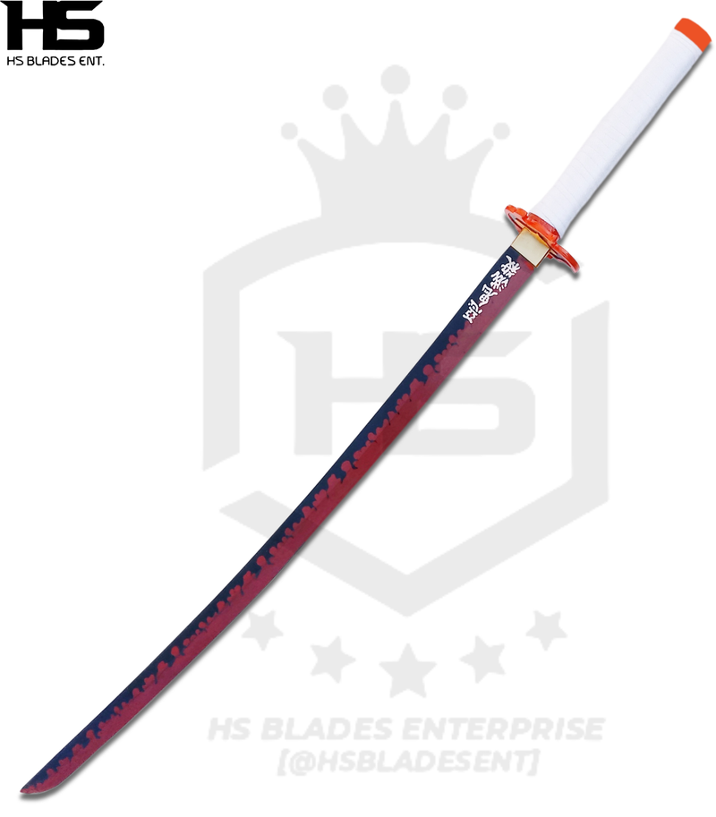 Full Tang Rengoku Nichirin Sword of Rengoku Kyojuro in $77-Demon Slayer ...