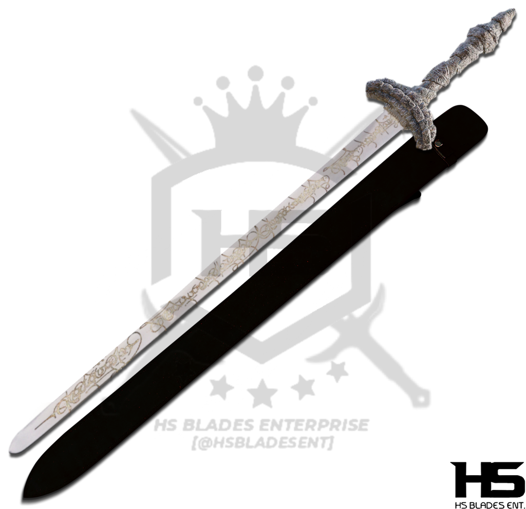 38" Full Tang Elden Ring Coded Sword with Plaque & Scabbard-$88 – HS ...