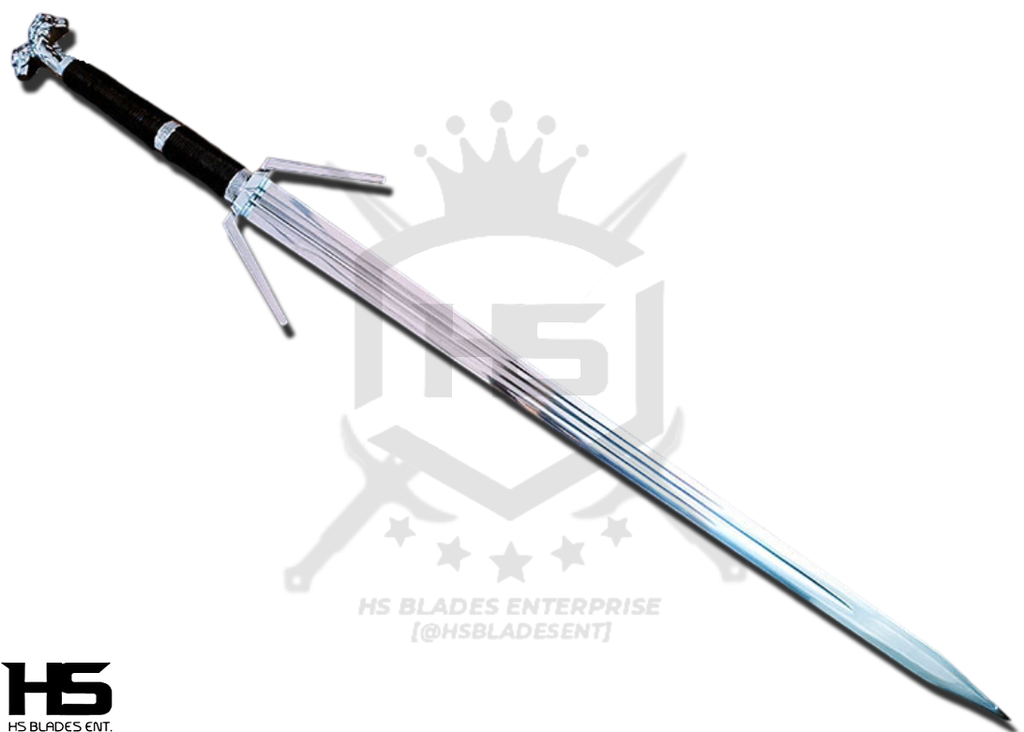 45" Witcher Sword of Geralt-Wolf Sword (5160 & Damascus available) – HS ...
