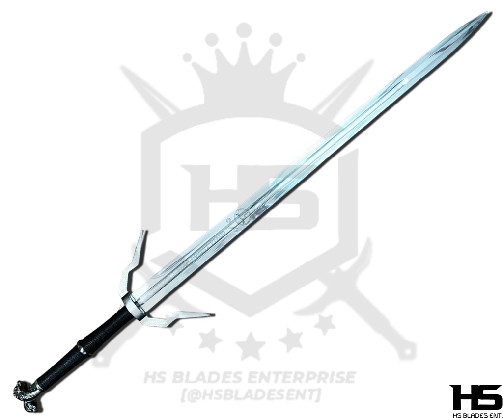 45" Witcher Sword of Geralt-Wolf Sword (5160 & Damascus available) – HS ...