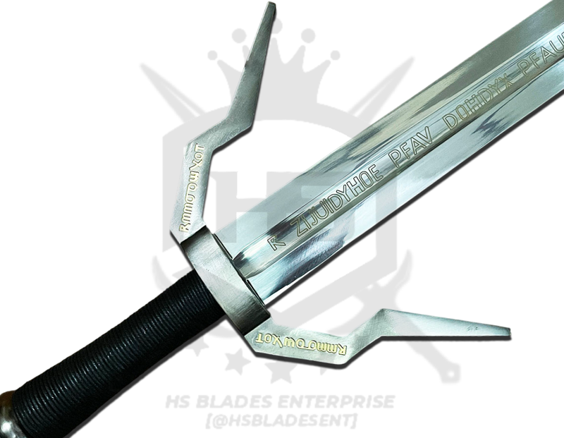 45" Witcher Sword of Geralt-Wolf Sword (5160 & Damascus available) – HS ...