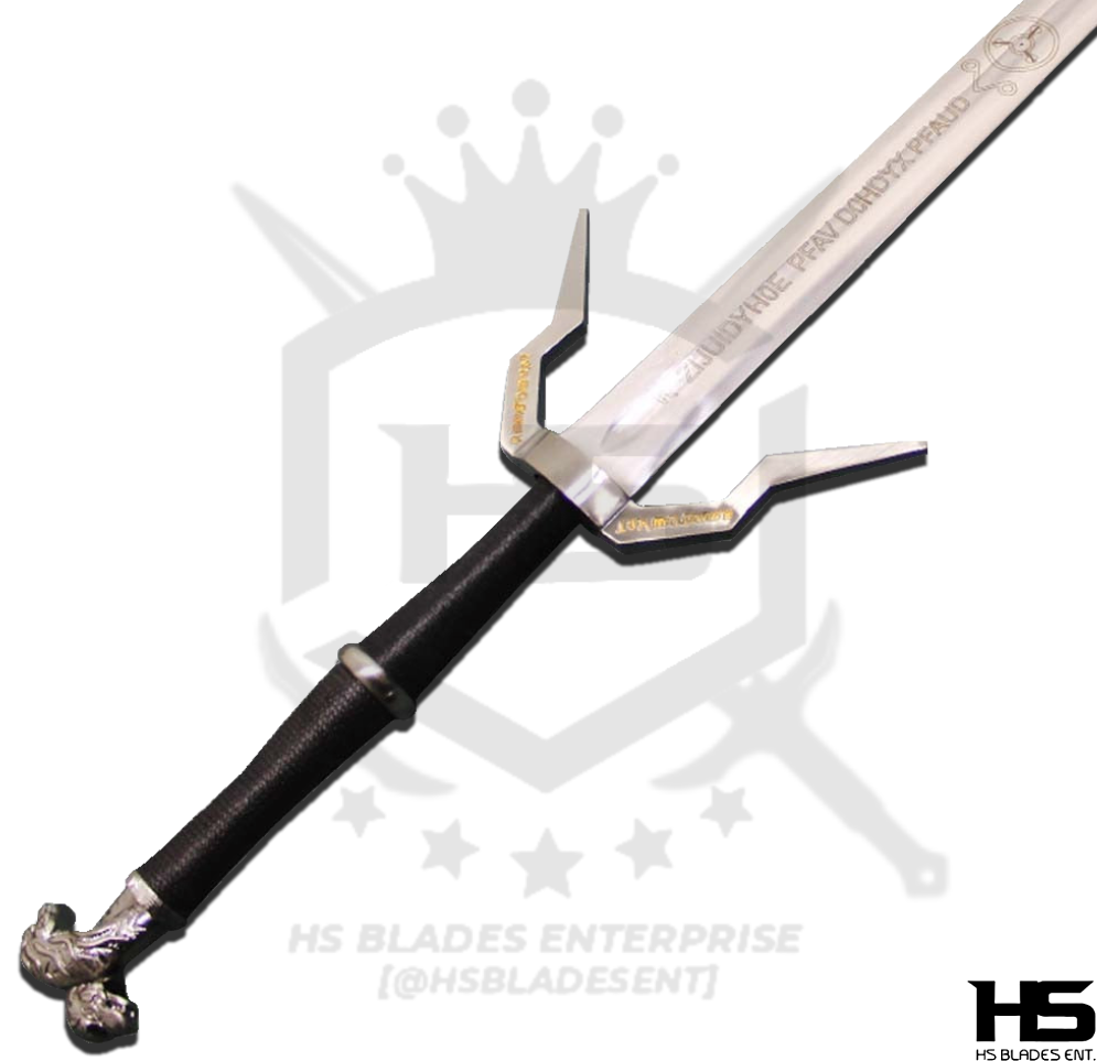 45" Witcher Sword of Geralt-Wolf Sword (5160 & Damascus available) – HS ...