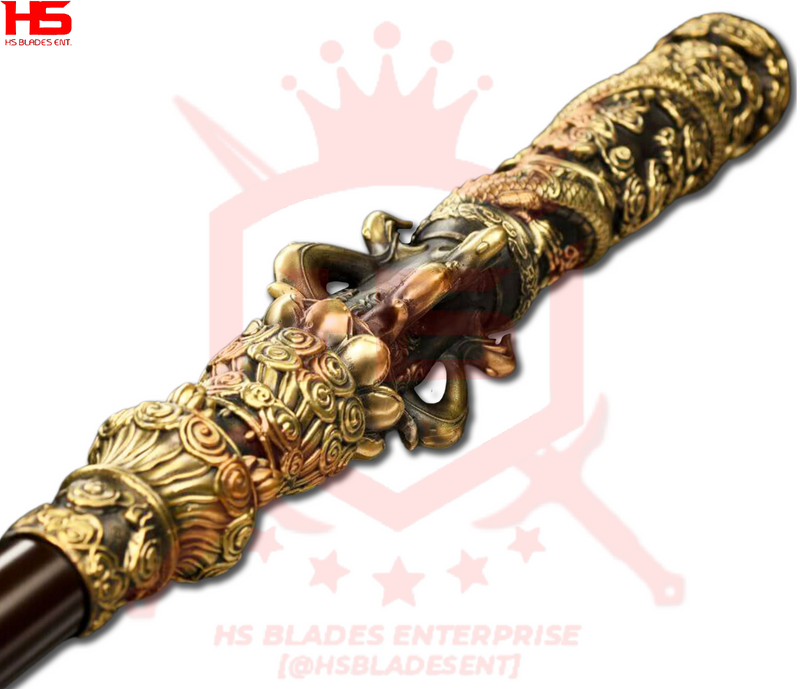 Full Scale 80in Metal Monkey King Wukong's Staff in $99 (Ruyi Jingu ...