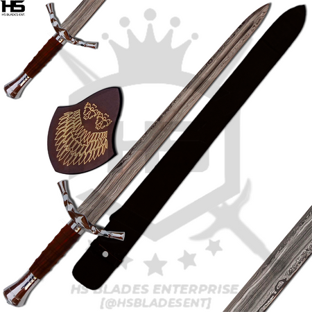 Full Tang Functional BR Damascus Swords-HS Blades Enterprise