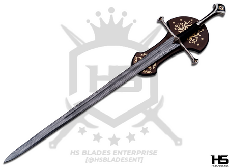 Full Tang Functional BR Damascus Swords-HS Blades Enterprise