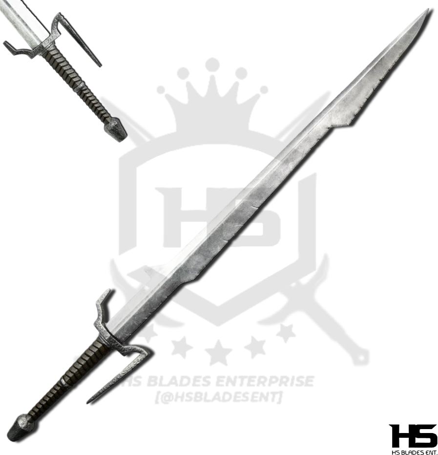 42" Witcher Eredin Sword of Geralt-Wolf Sword (5160 & Damascus ...