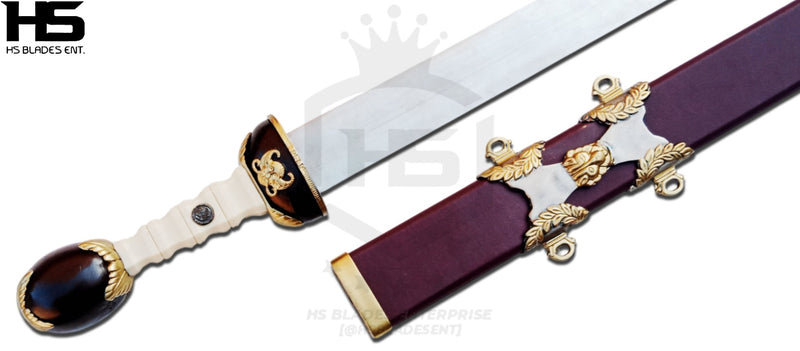 Roman Gladius Sword of Maximus w/ Scabbard in $88-Gladiator Sword (5160 ...