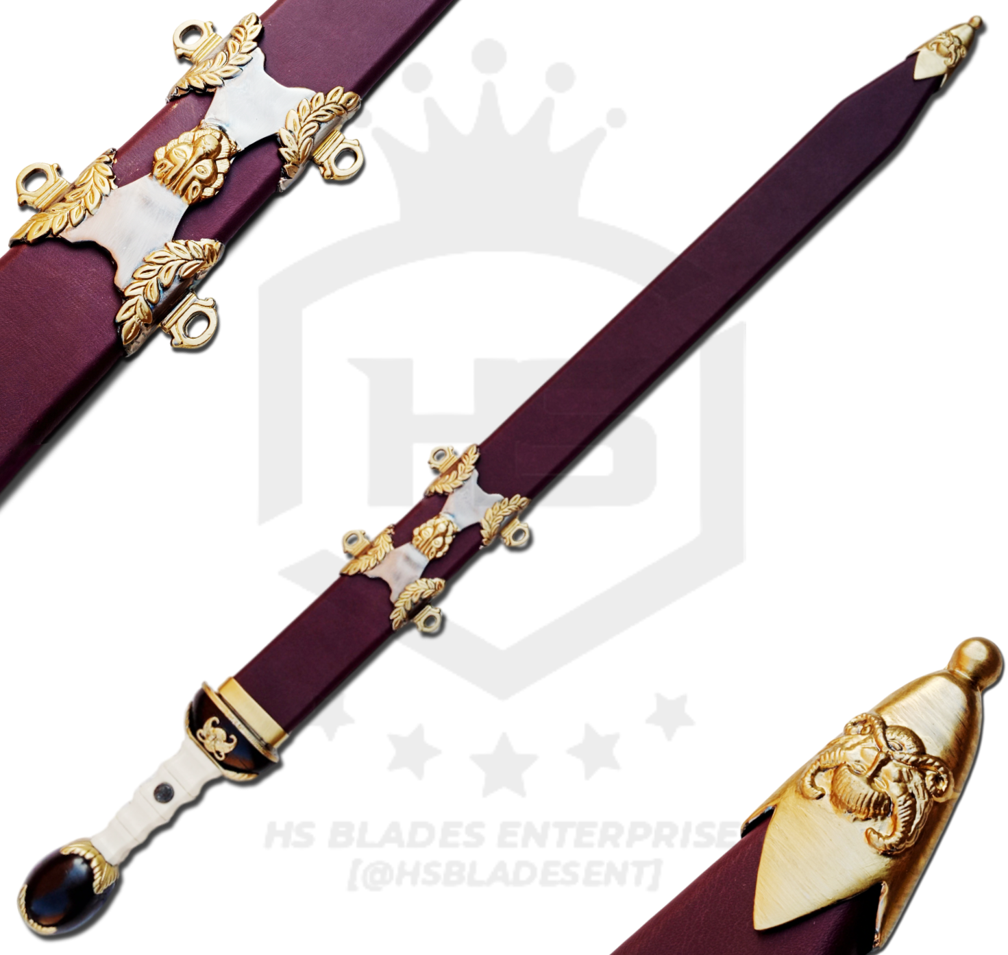 Roman Gladius Sword of Maximus w/ Scabbard in $88-Gladiator Sword (5160 ...