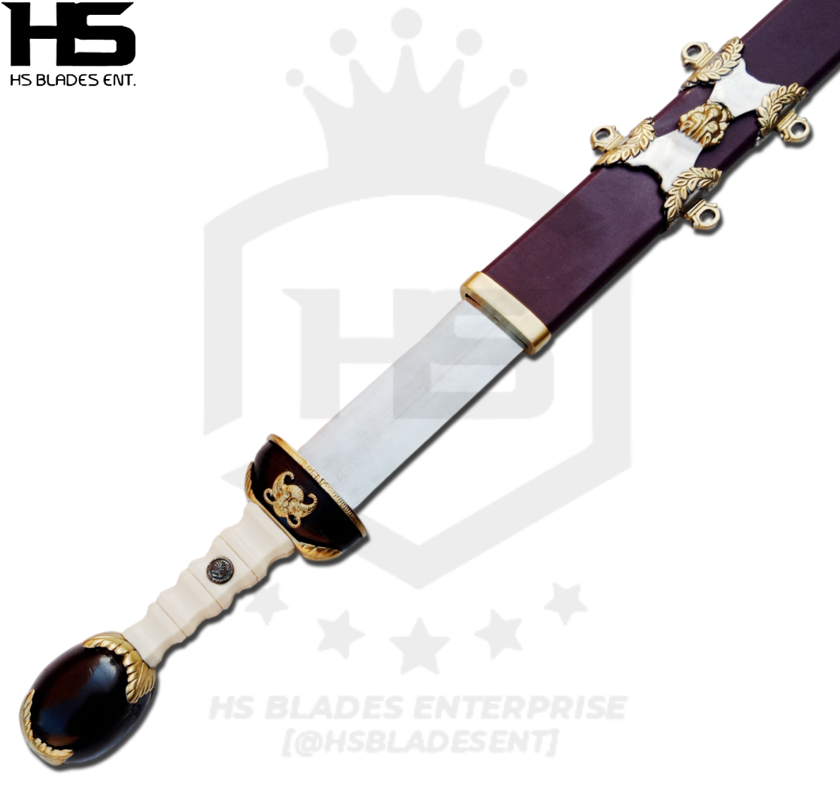 Roman Gladius Sword of Maximus w/ Scabbard in $88-Gladiator Sword (5160 ...