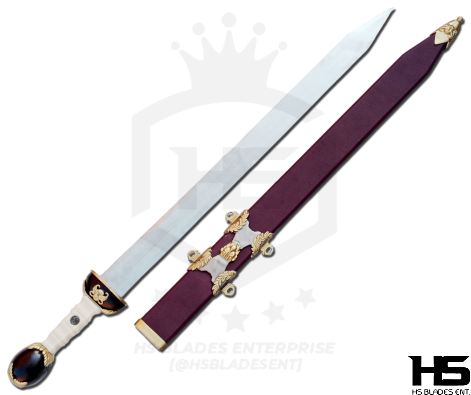 Roman Gladius Sword of Maximus w/ Scabbard in $88-Gladiator Sword (5160 ...