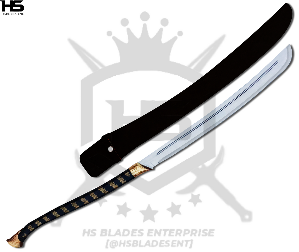 LOTR High Elven Sword in $77 w/ Plaque & Sheath (Functional 5160 ...