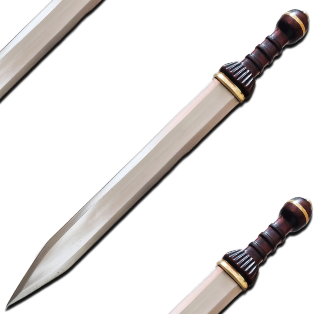 24" Gladius Sword of Lucius in $88-Gladiator II Sword (5160 & Damascus ...