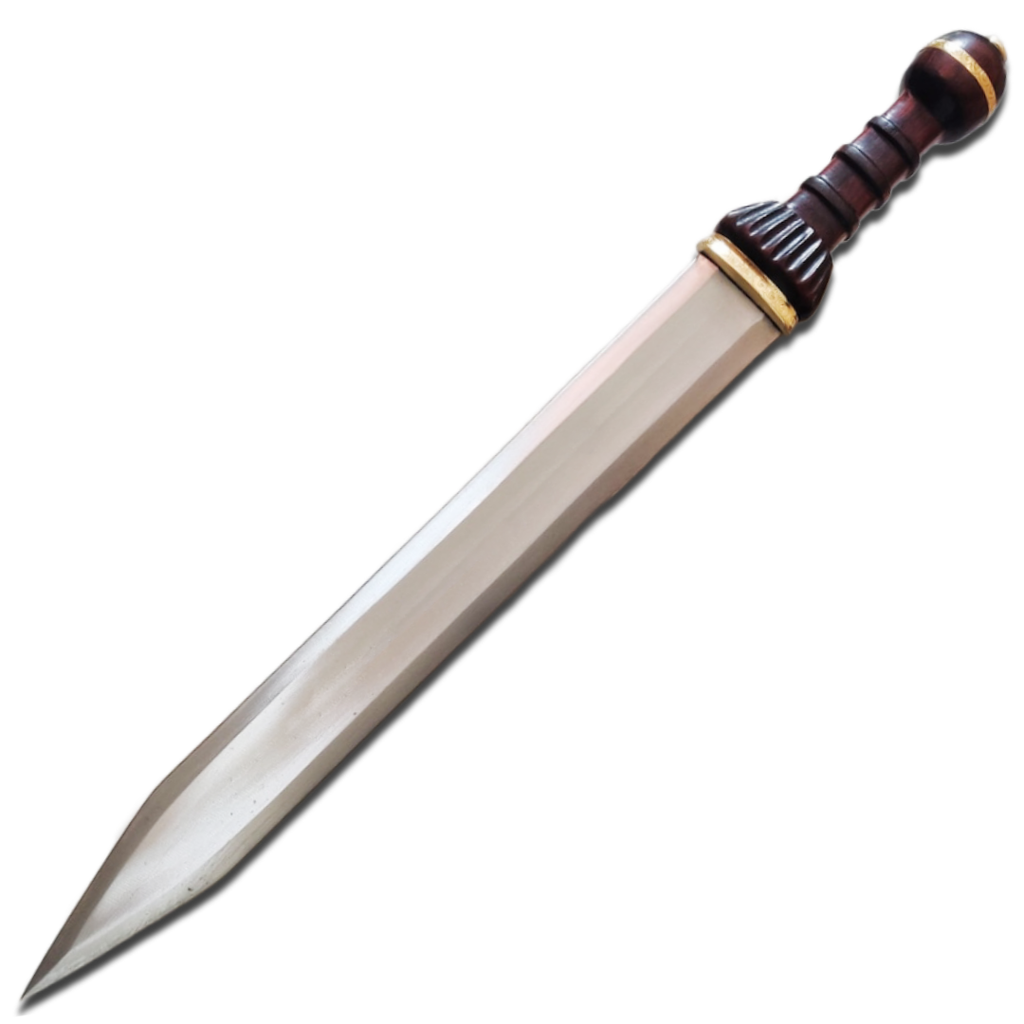 24" Gladius Sword of Lucius in $88-Gladiator II Sword (5160 & Damascus ...