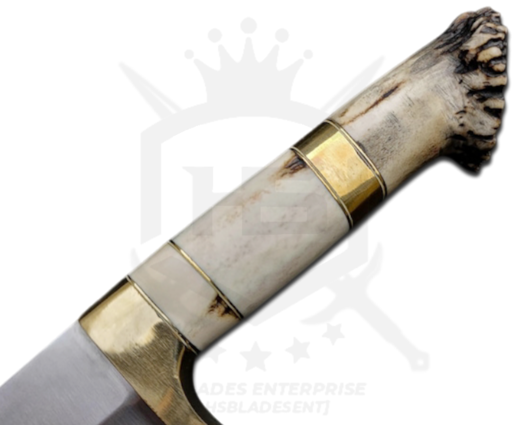 14" Full Tang Red Dead Redemption Antler Knife of Arthur Morgan (BR D2 ...