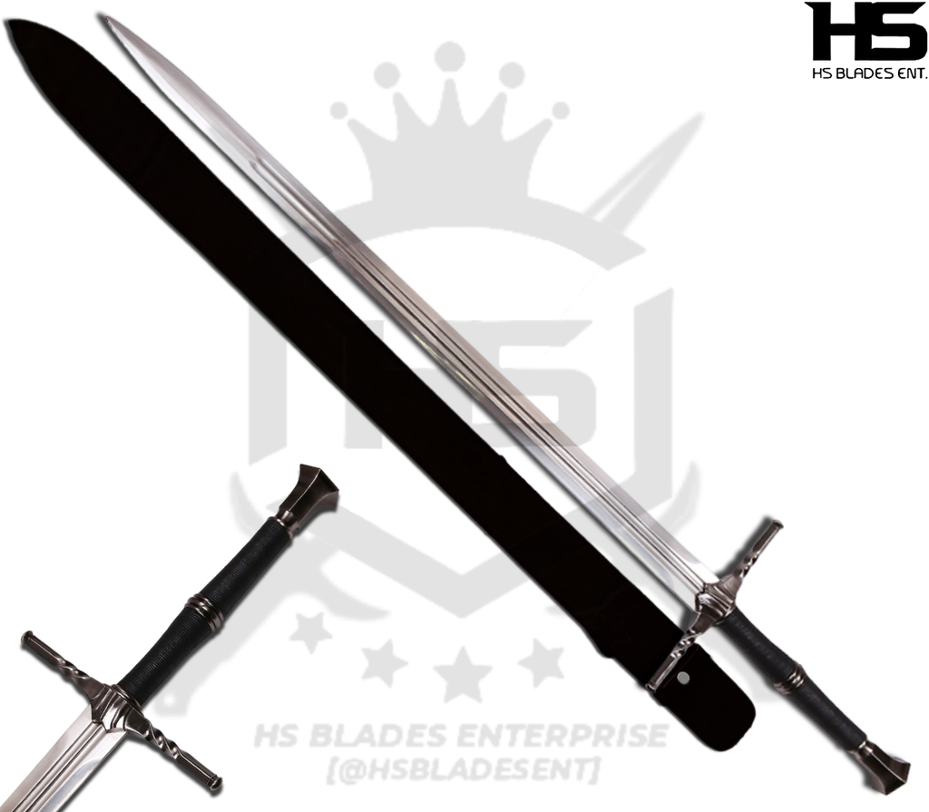 45" Witcher Sword of Geralt-Wolf Sword (5160 & Damascus available) – HS ...