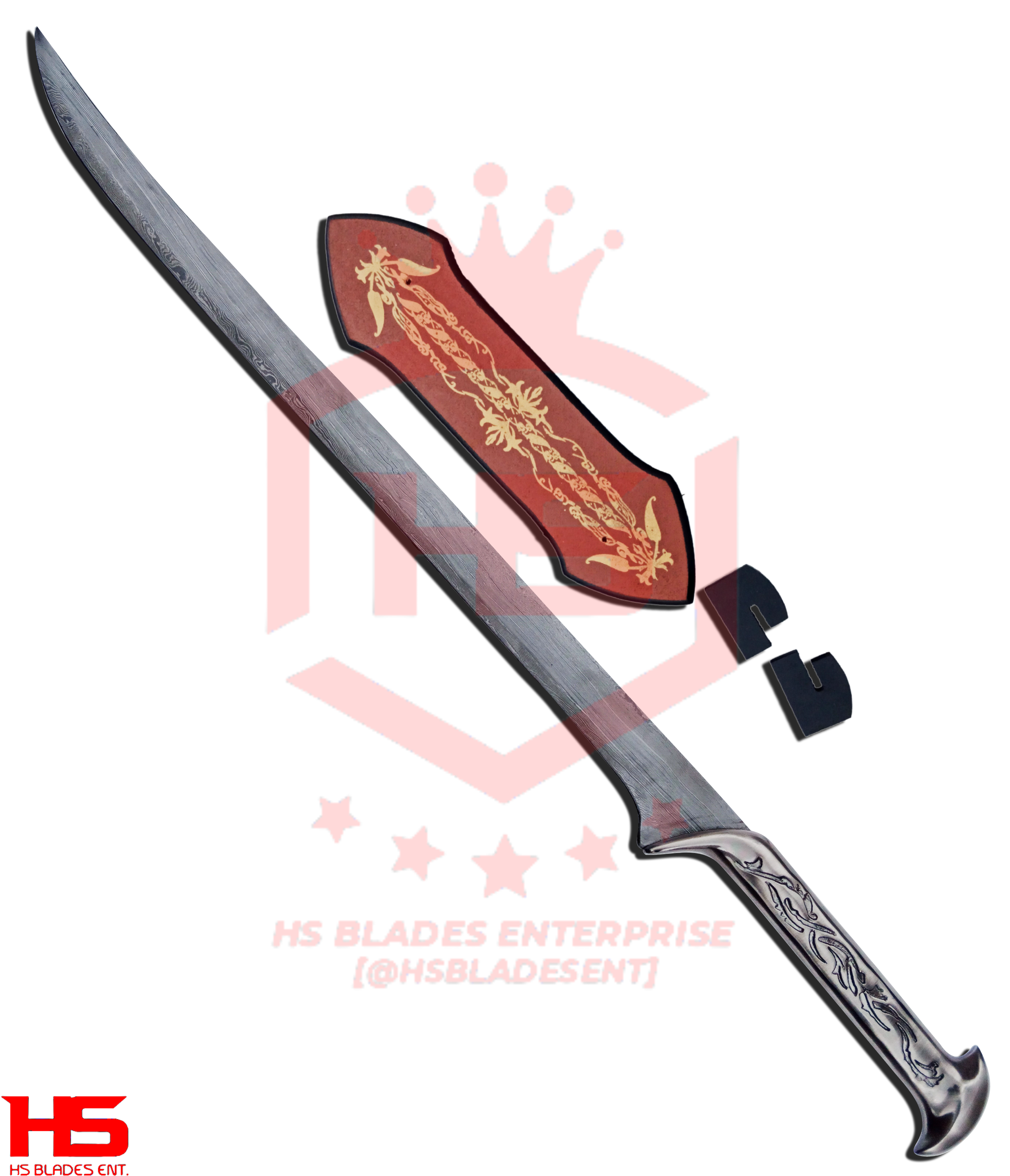 Full Tang Damascus Sword