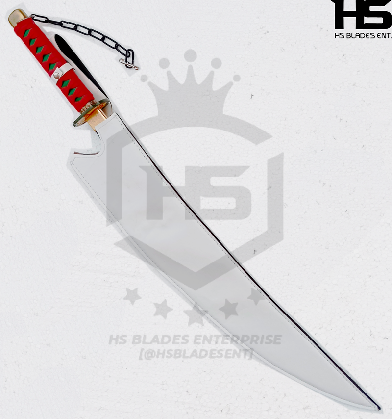 Tengen Uzui Swords Amber Nichirin Blades w/ White Sheaths-Demon Slayer ...