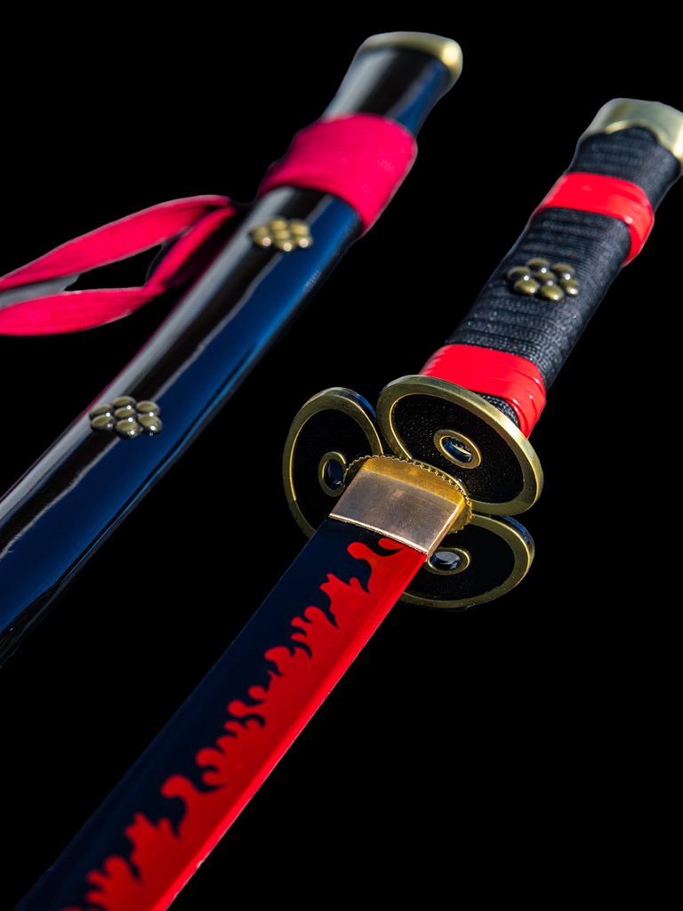 Black Ame No Habakiri Enma Sword of Roronoa Zoro in $77 (Japanese Stee ...