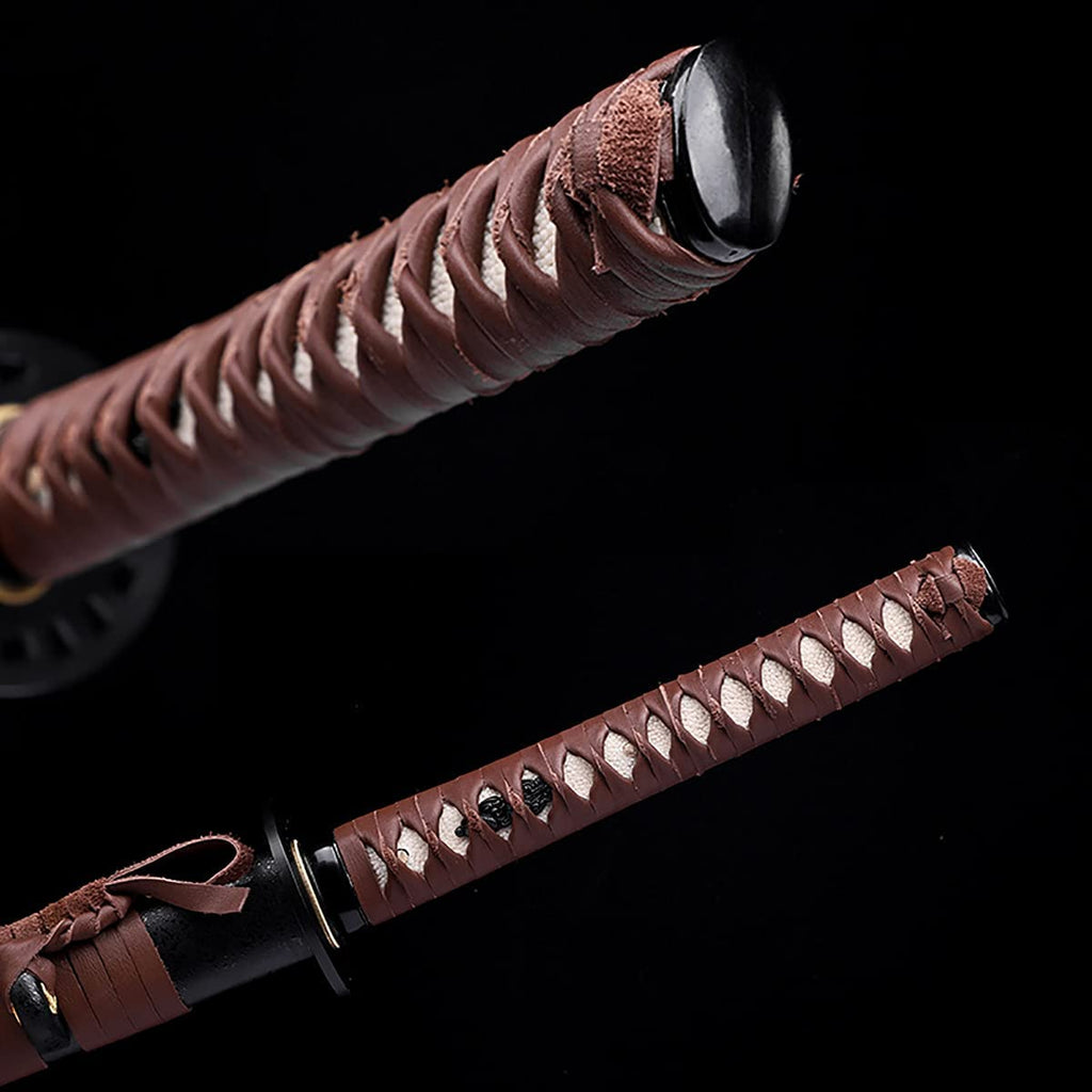 Full Tang Kill Bill Hattori Hanzo Katana Sword Red (Japanese Steel is ...