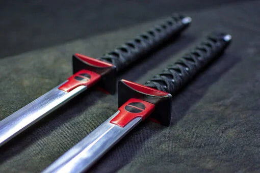 Pair of Deadpool Katana Sword in Just $121 (Japanese Steel is Availabl ...