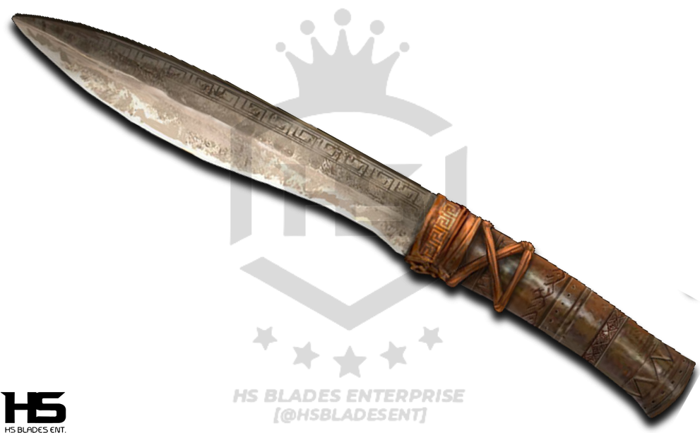 13" Arteus Knife with Sheath from God of War Knife (5160 & D2 Available ...
