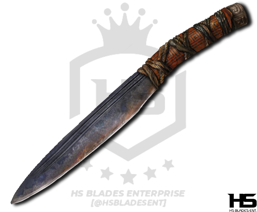 13" Arteus Knife with Sheath from God of War Knife (5160 & D2 Available ...