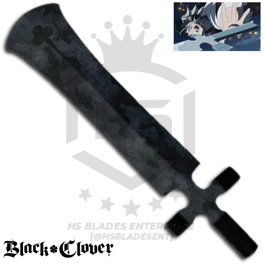 32" Demon Destroyer Sword of Asta-Black Clover Swords (BR Spring Steel ...