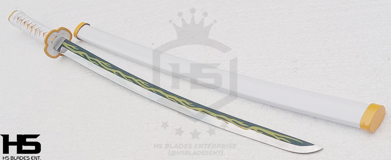Yellow Nichirin Blade Japanese Sword in Just $77 (Japanese Steel is Av ...
