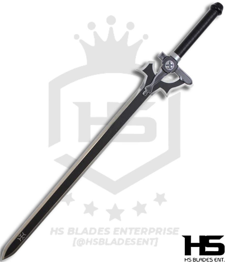 SAO Elucidator Sword of Kirito Just $77 (Battle Ready Spring Steel, Da ...
