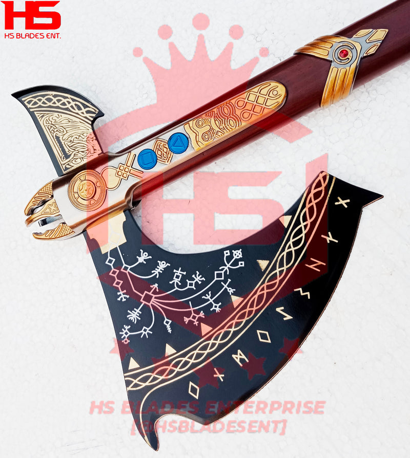 Darkdale Leviathan Axe of Kratos Axe God of War Axe with 11 Grips – HS ...