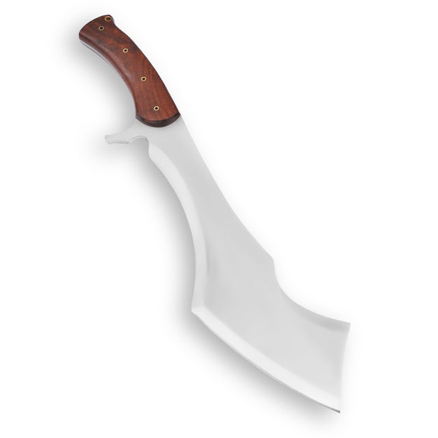 18" Head Hunter Bushcraft & Camping Machete (D2 Steel, Spring Steel ar ...