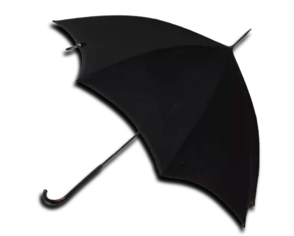 Hand Stitched Wednesday Umbrella from Wednesday Addams made by HS Leat ...