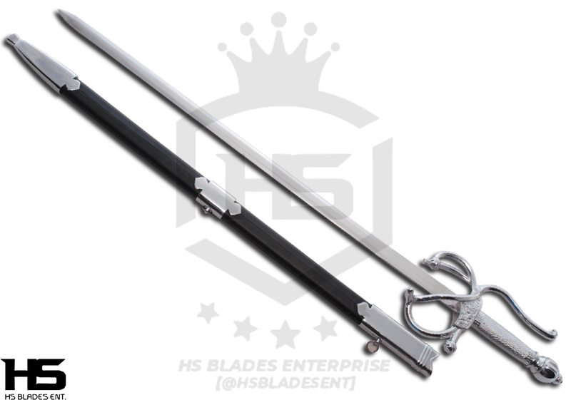 37" Rapier Sword of Wednesday in Just $88 (Spring Steel & D2 Steel ver ...