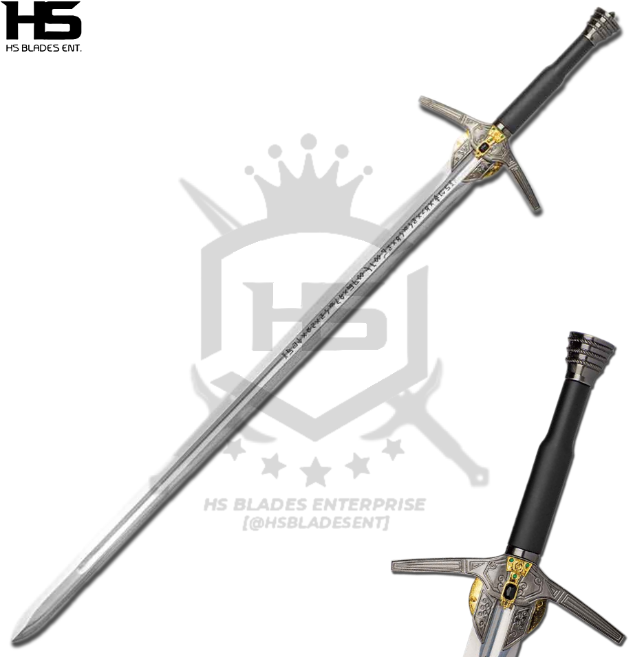 Witcher Sword of Geralt with Jewel (5160 & Damascus available) – HS ...