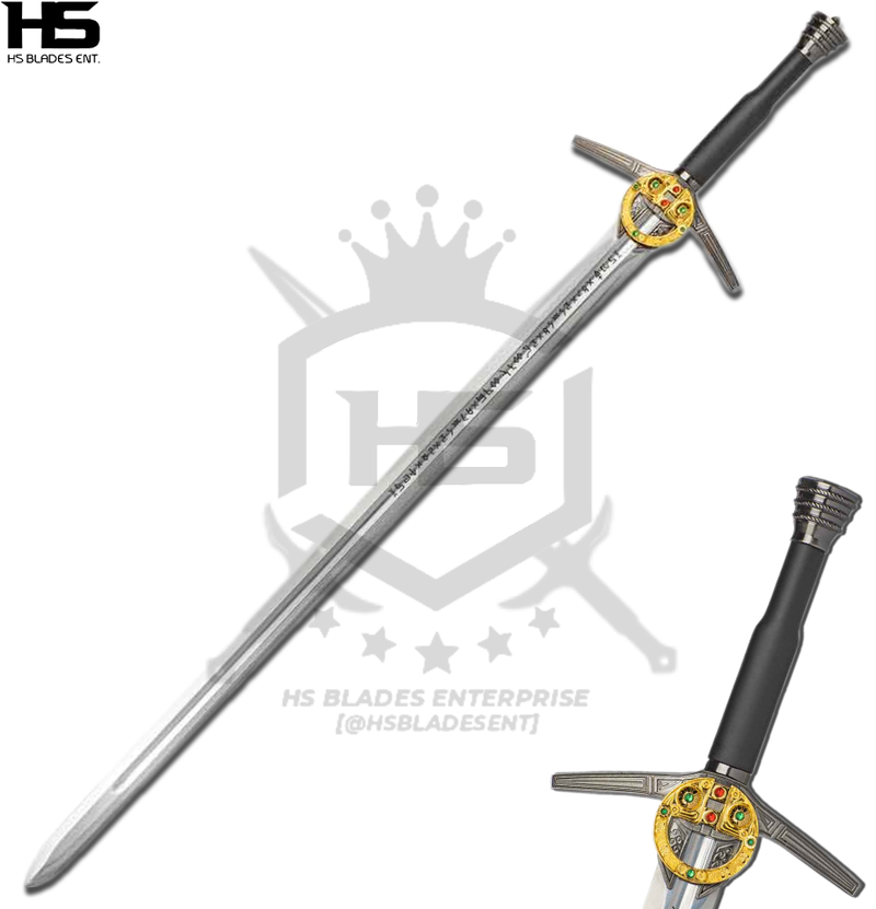Witcher Sword of Geralt with Jewel (5160 & Damascus available) – HS ...