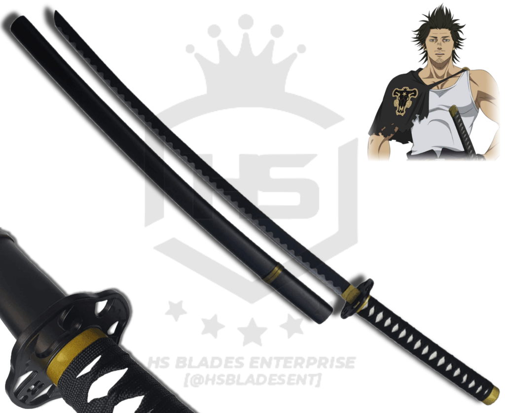 Demon Slasher Sword of Yami Sukehiro (Asta Katana) (Japanese Steel is ...