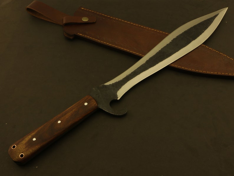 22" Altimax Machete Bushcraft & Camping Machete (D2 Steel, Spring Stee ...