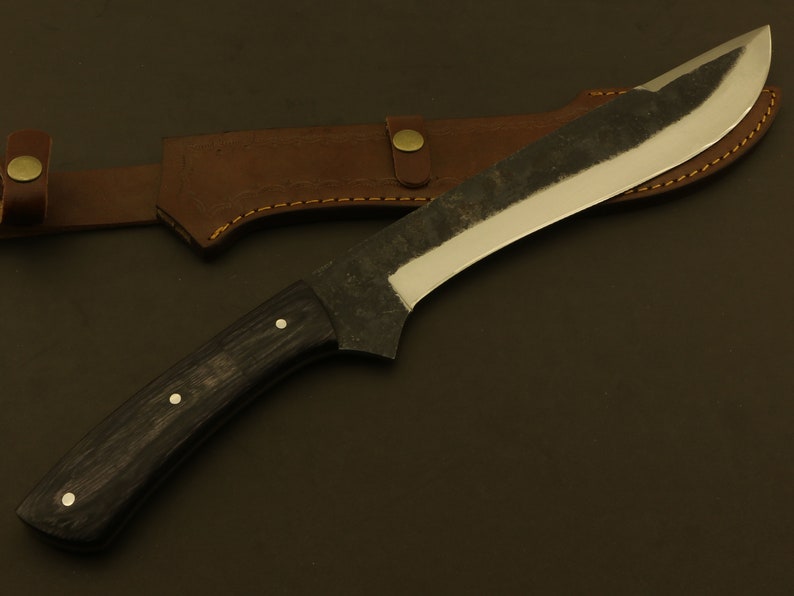 24" Eli Machete Bushcraft & Camping Machete (D2 Steel, Spring Steel ar ...